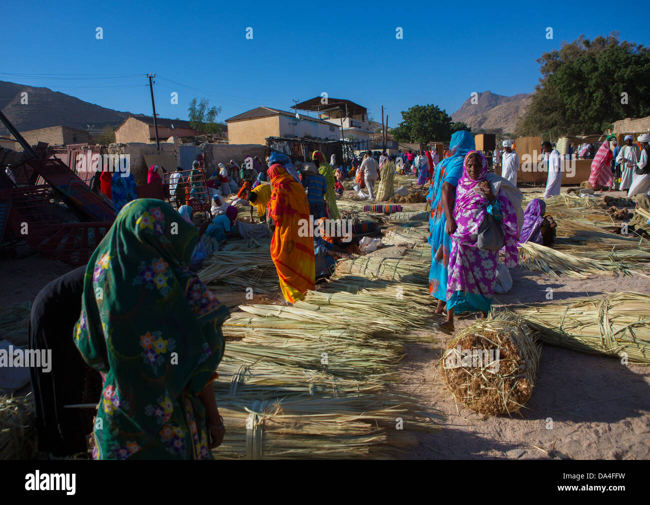Monday Market, Keren, Eritrea Stock Photo - Alamy