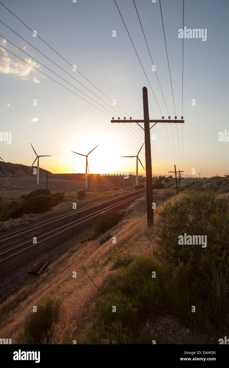 Windy rail track hi-res stock photography and images - Alamy