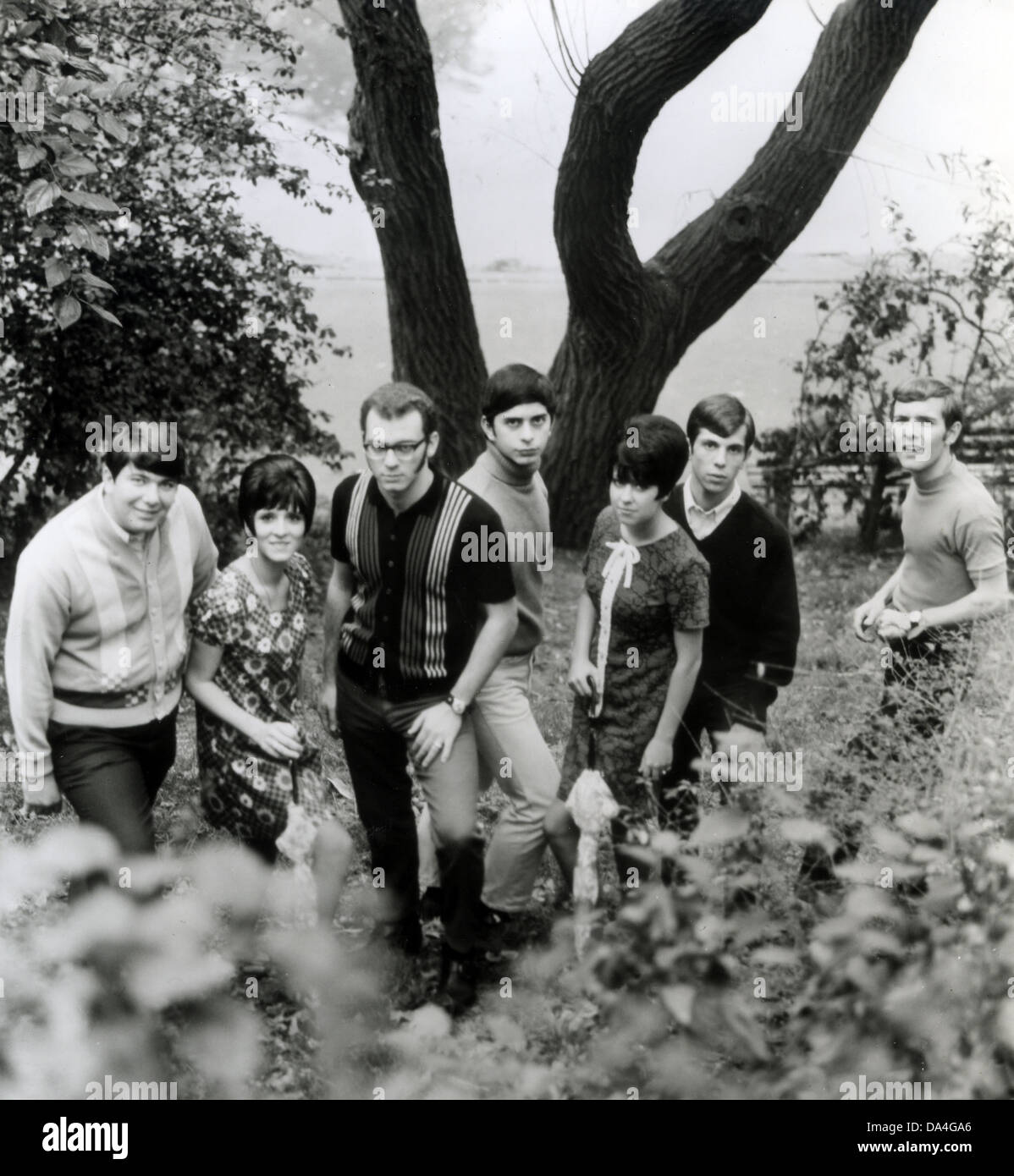 8TH DAY Promotional photo of US R&B group about 1971 Stock Photo - Alamy