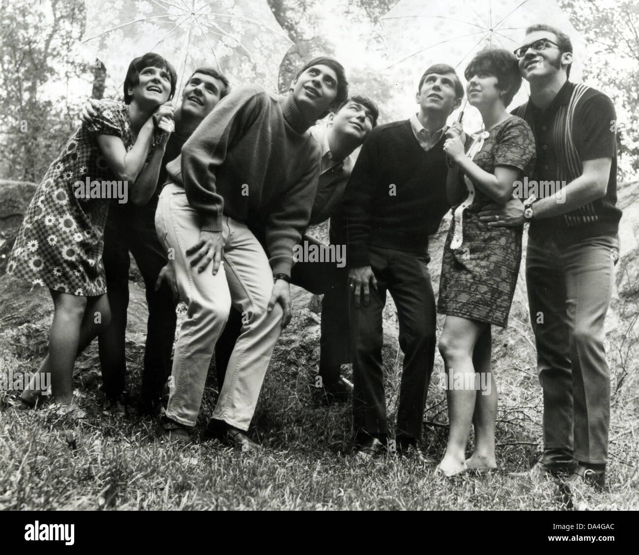 8TH DAY Promotional photo of US R&B group about 1971 Stock Photo - Alamy