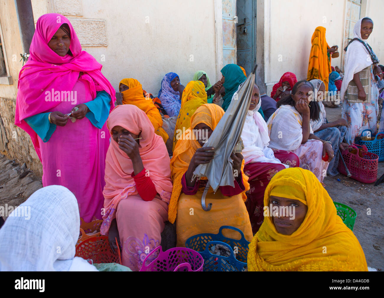 Women Market, Adi Keyh, Eritrea Stock Photo - Alamy