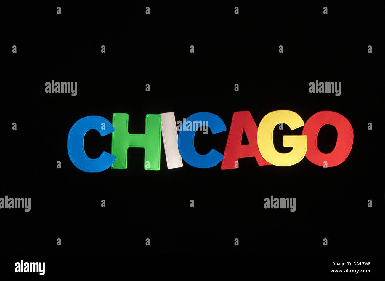 CHICAGO ILLINOIS USA SIGN Stock Photo - Alamy