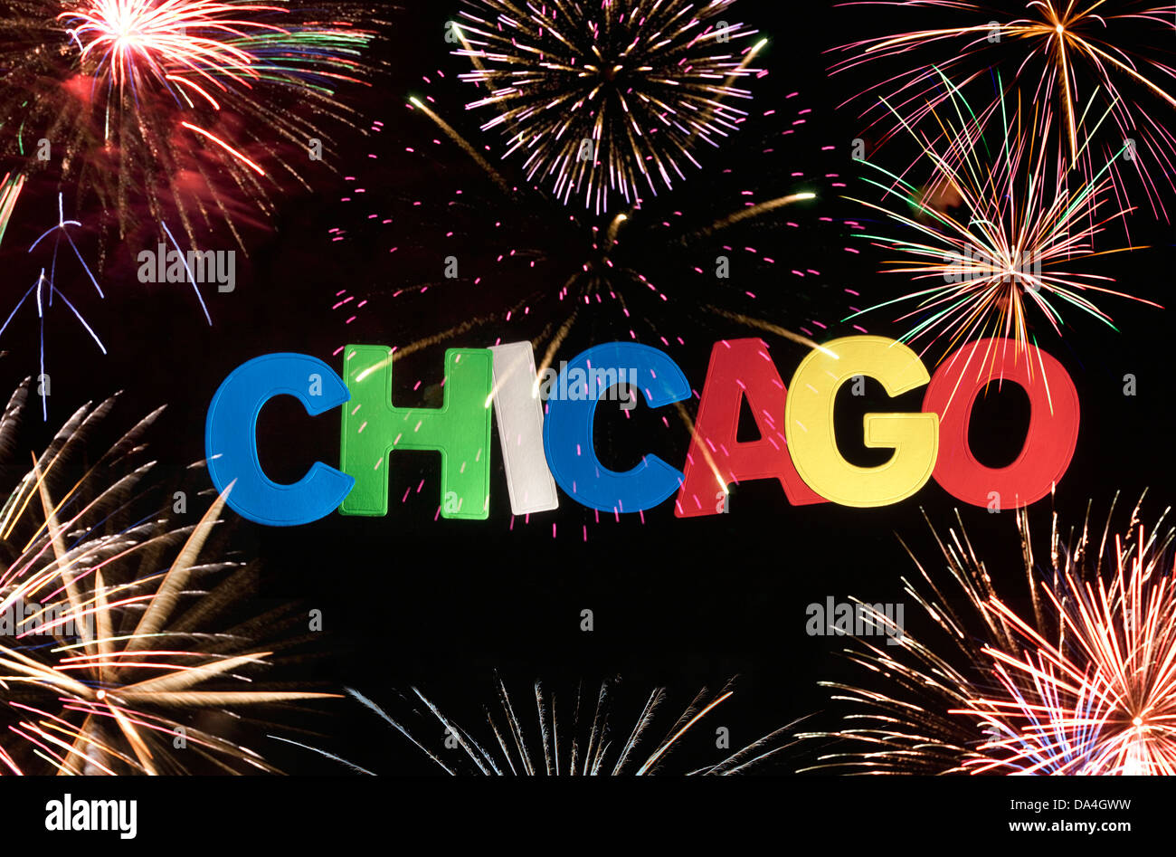 CHICAGO ILLINOIS USA SIGN Stock Photo - Alamy
