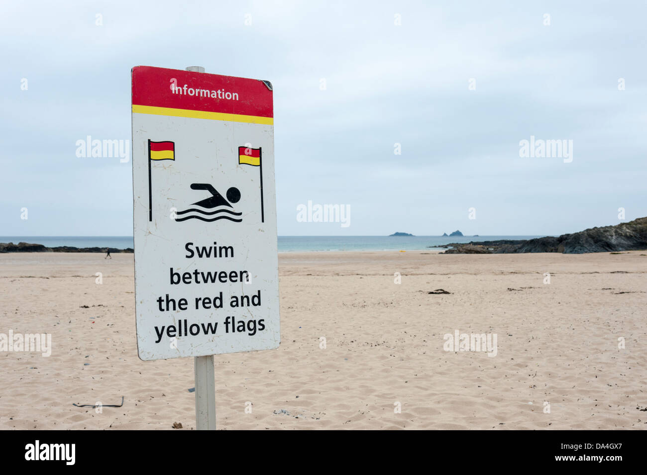 Beach warning signs hi-res stock photography and images - Alamy