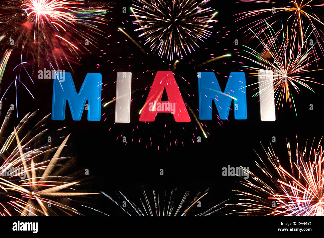 MIAMI FLORIDA USA SIGN Stock Photo - Alamy