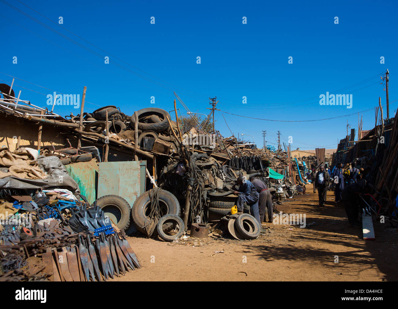 Medebar Metal Market, Asmara, Eritrea Stock Photo - Alamy