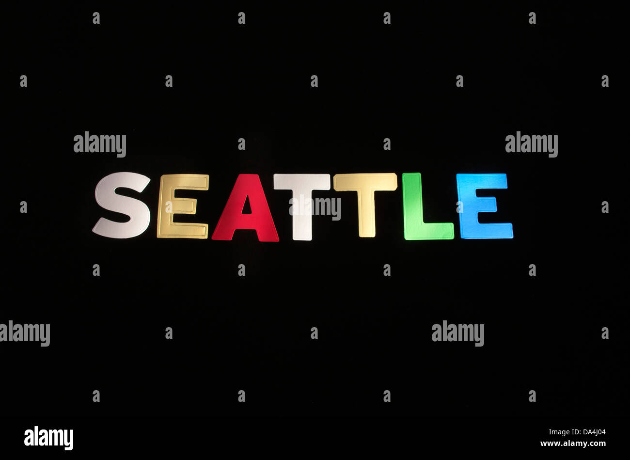 SEATTLE WASHINGTON STATE USA SIGN Stock Photo - Alamy