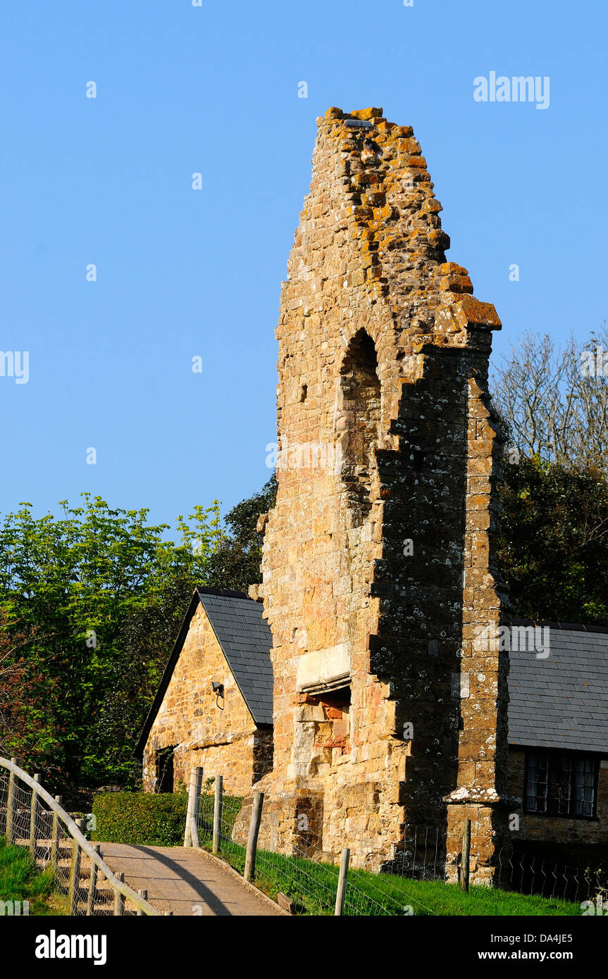 Abbotsbury stone ruin in Dorset Stock Photo - Alamy