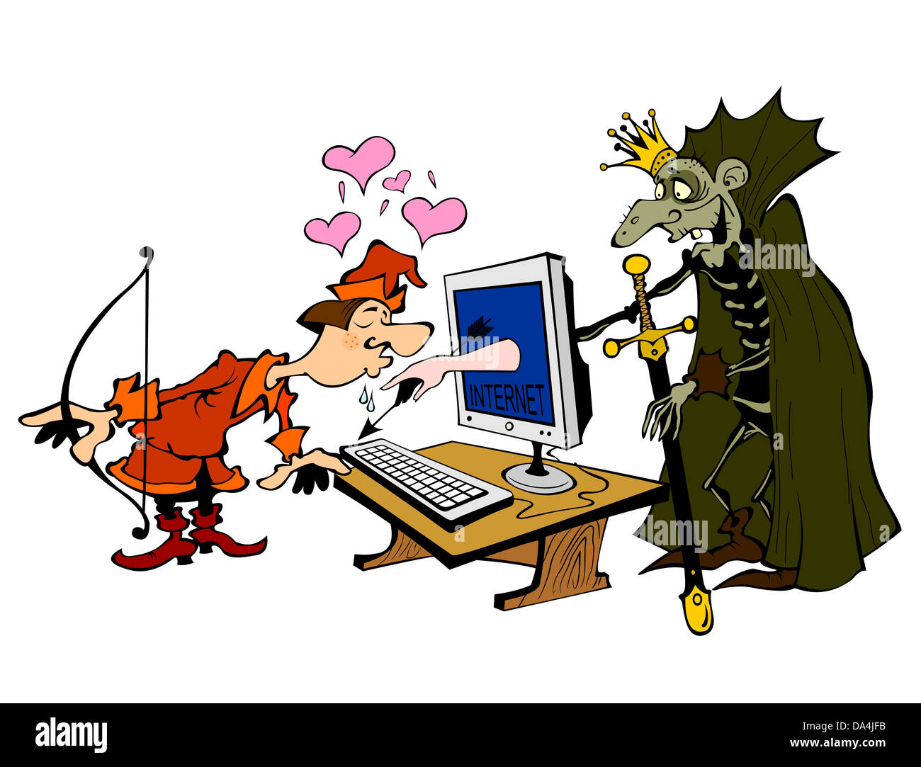 Allegory scene Cut Out Stock Images & Pictures - Alamy