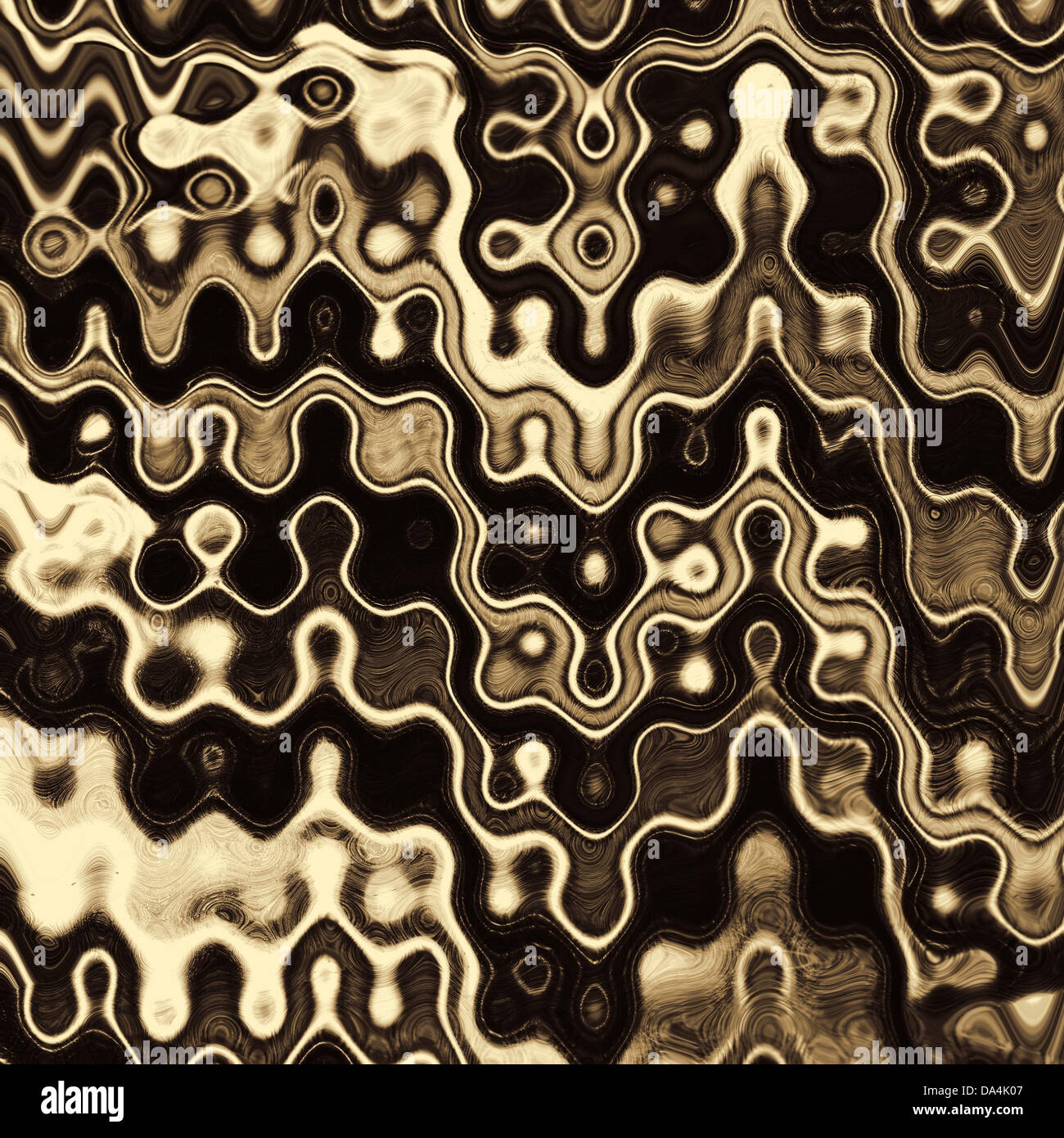 Abstract metallic wave pattern Stock Photo - Alamy