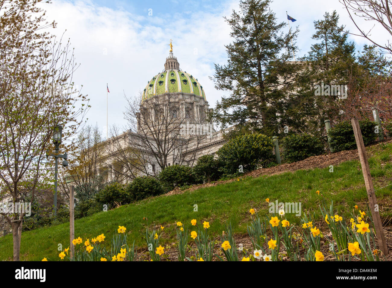 Pennsylvania State Capitol Building Complex, Harrisburg PA Stock Photo ...