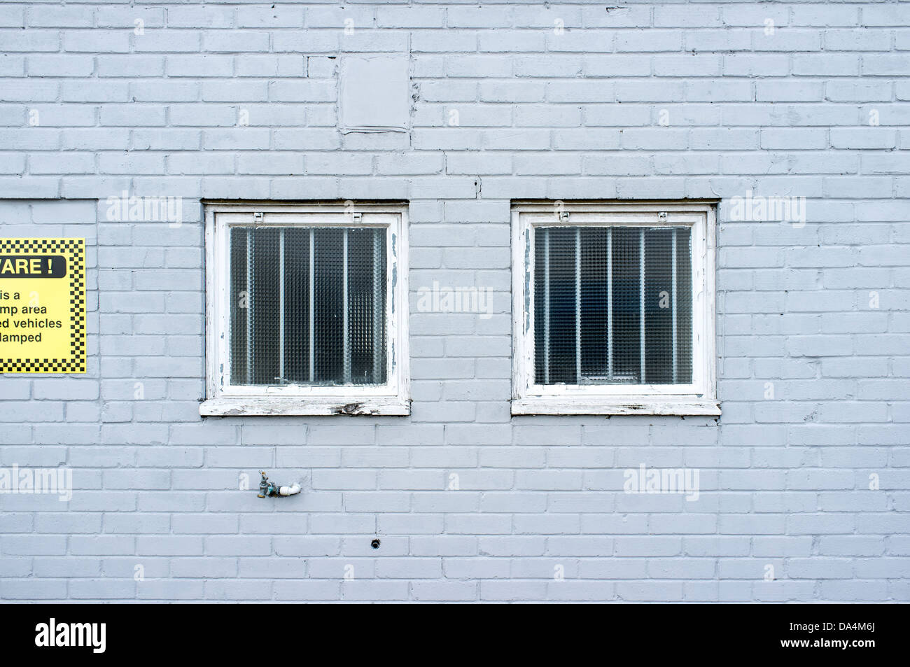 Security bars fitted behind window as crime prevention measure to deter ...