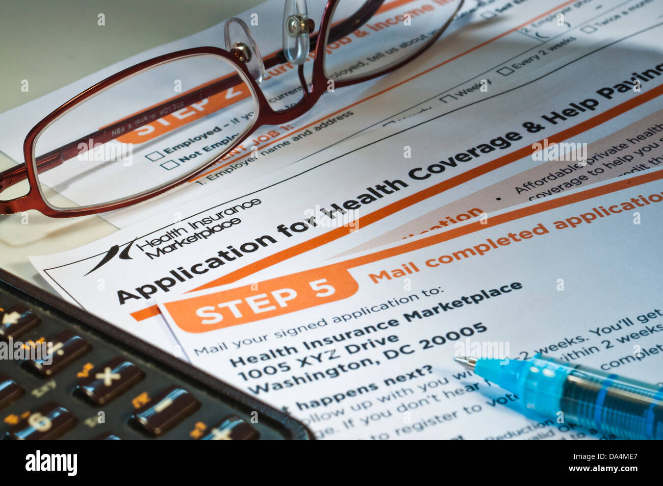 Healthcare insurance application Stock Photo - Alamy