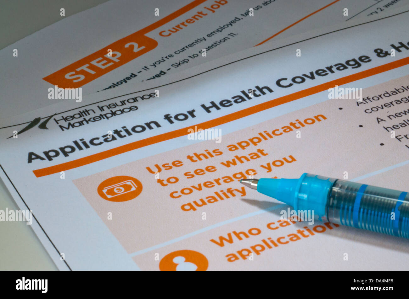 Healthcare insurance application Stock Photo - Alamy