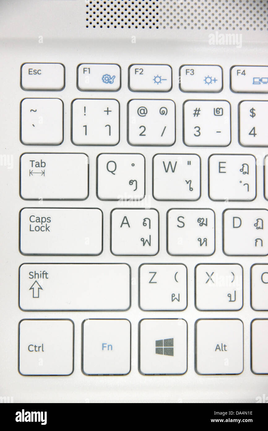 The Keyboard and Button Stock Photo - Alamy