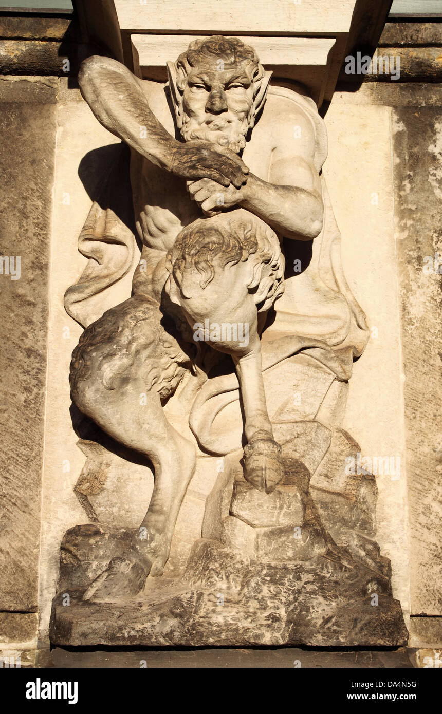 Centaur marble statue in Dresden Zwinger, Germany Stock Photo - Alamy