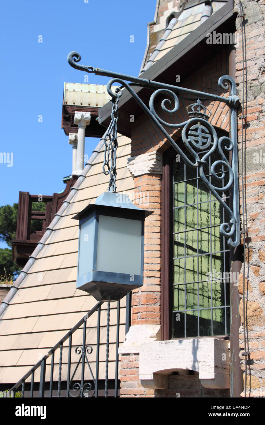 Old medieval street lamp Stock Photo - Alamy