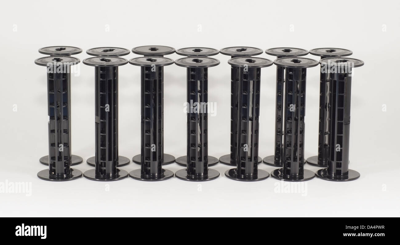 Plastic spools for medium format film Stock Photo - Alamy