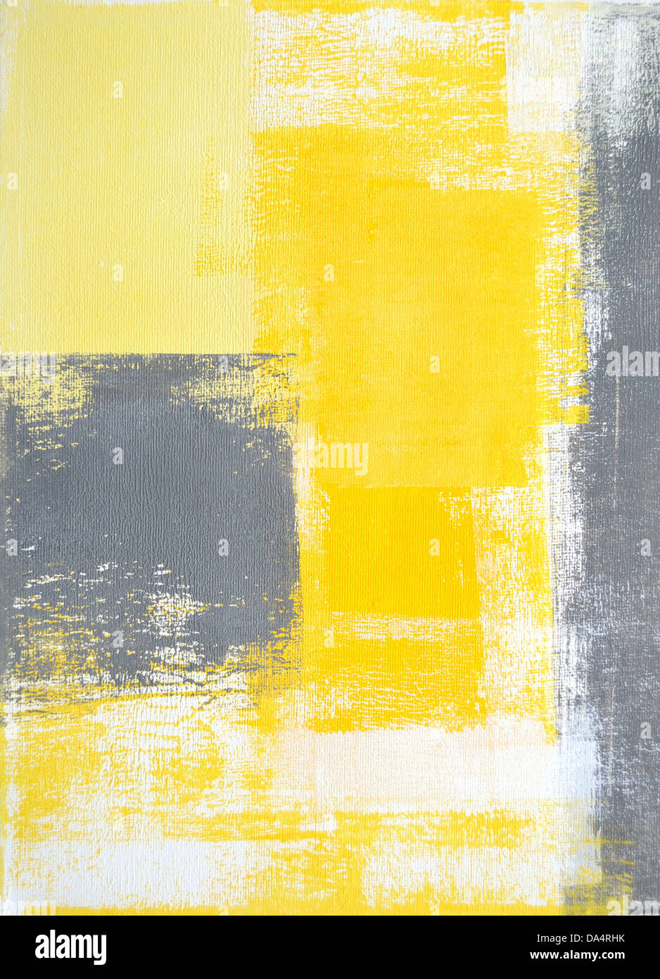 Grey And Yellow Abstract Art Painting at James Marts blog