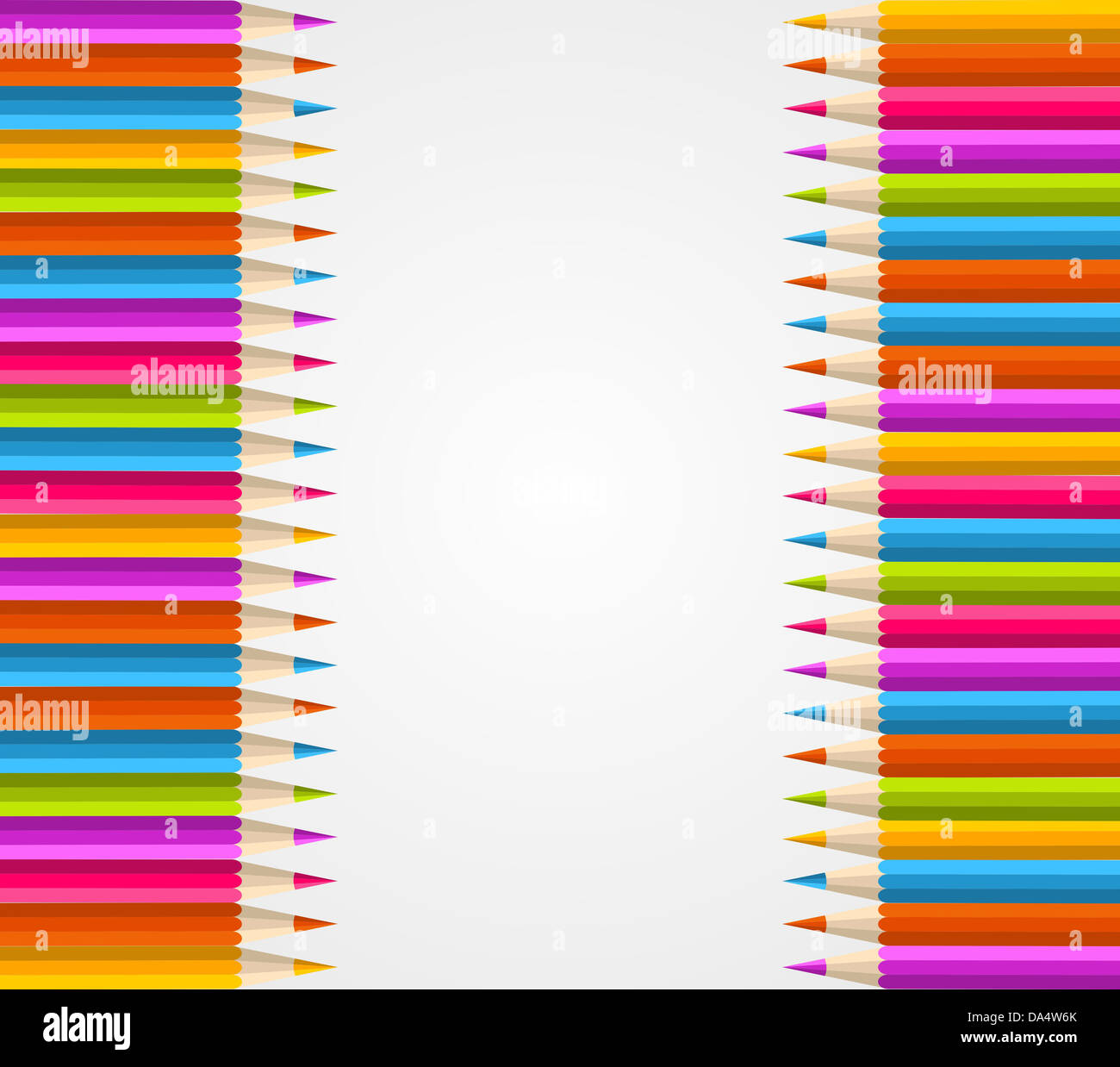 Illustration of colored pencils pattern. Vector file layered for easy ...