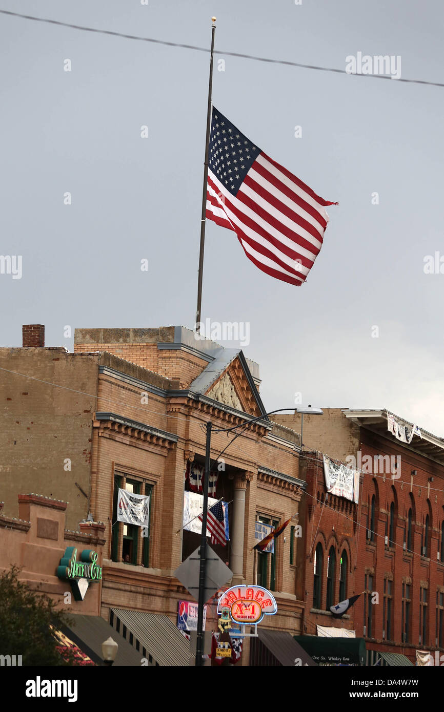 Us and az flag hi-res stock photography and images - Alamy