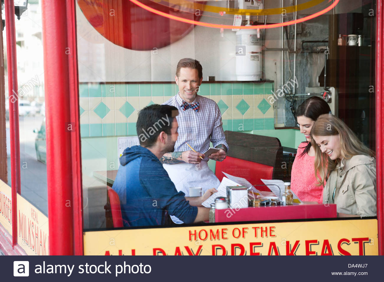 Working through breakfast hi-res stock photography and images - Alamy