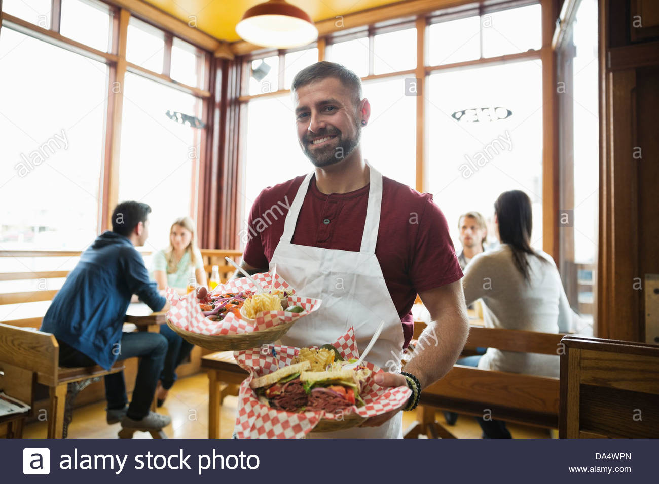 Male holding food hi-res stock photography and images - Alamy