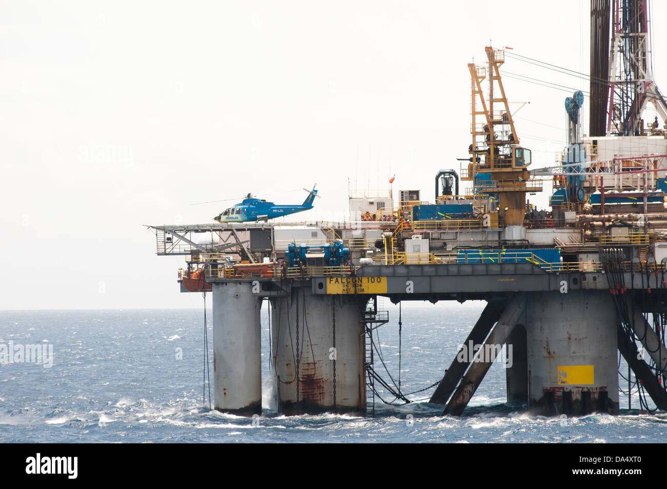 Offshore drilling rig falcon hi-res stock photography and images - Alamy