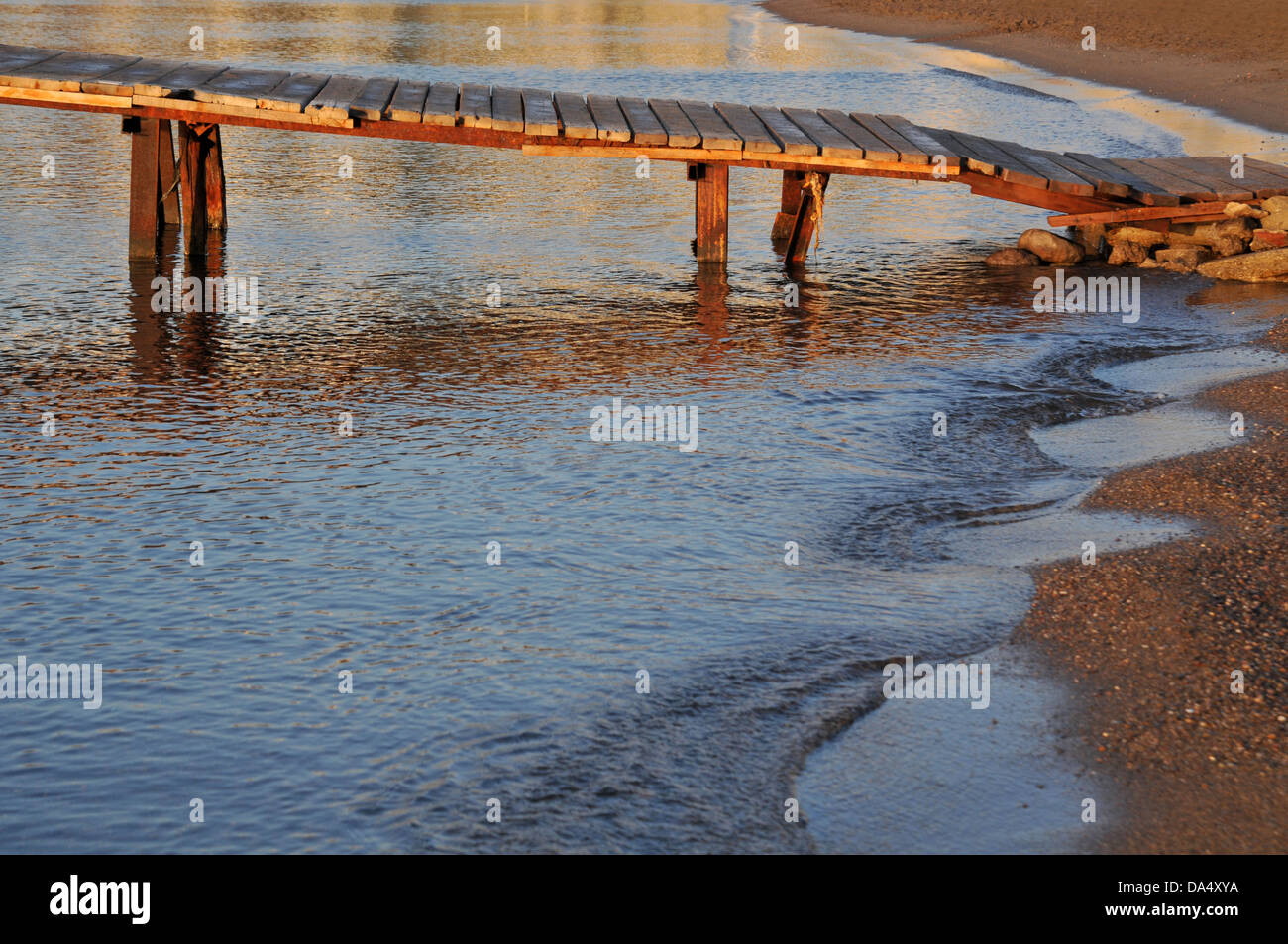Wooden pier and bridge hi-res stock photography and images - Alamy