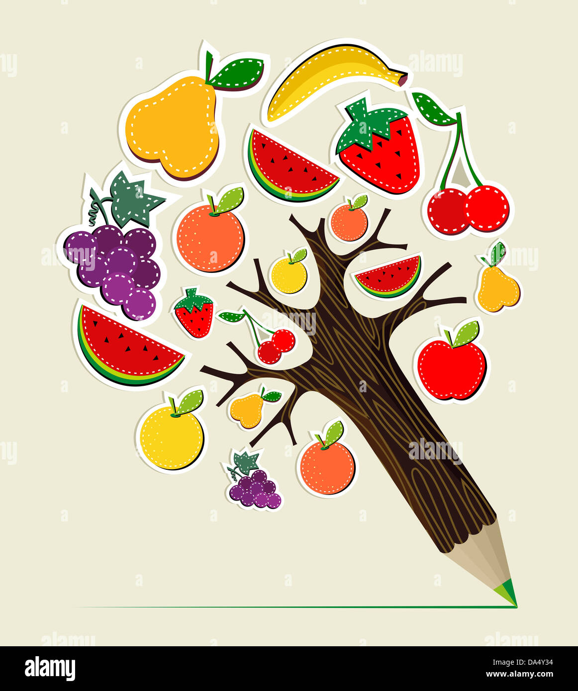 The tree of knowledge fruit hi-res stock photography and images - Alamy