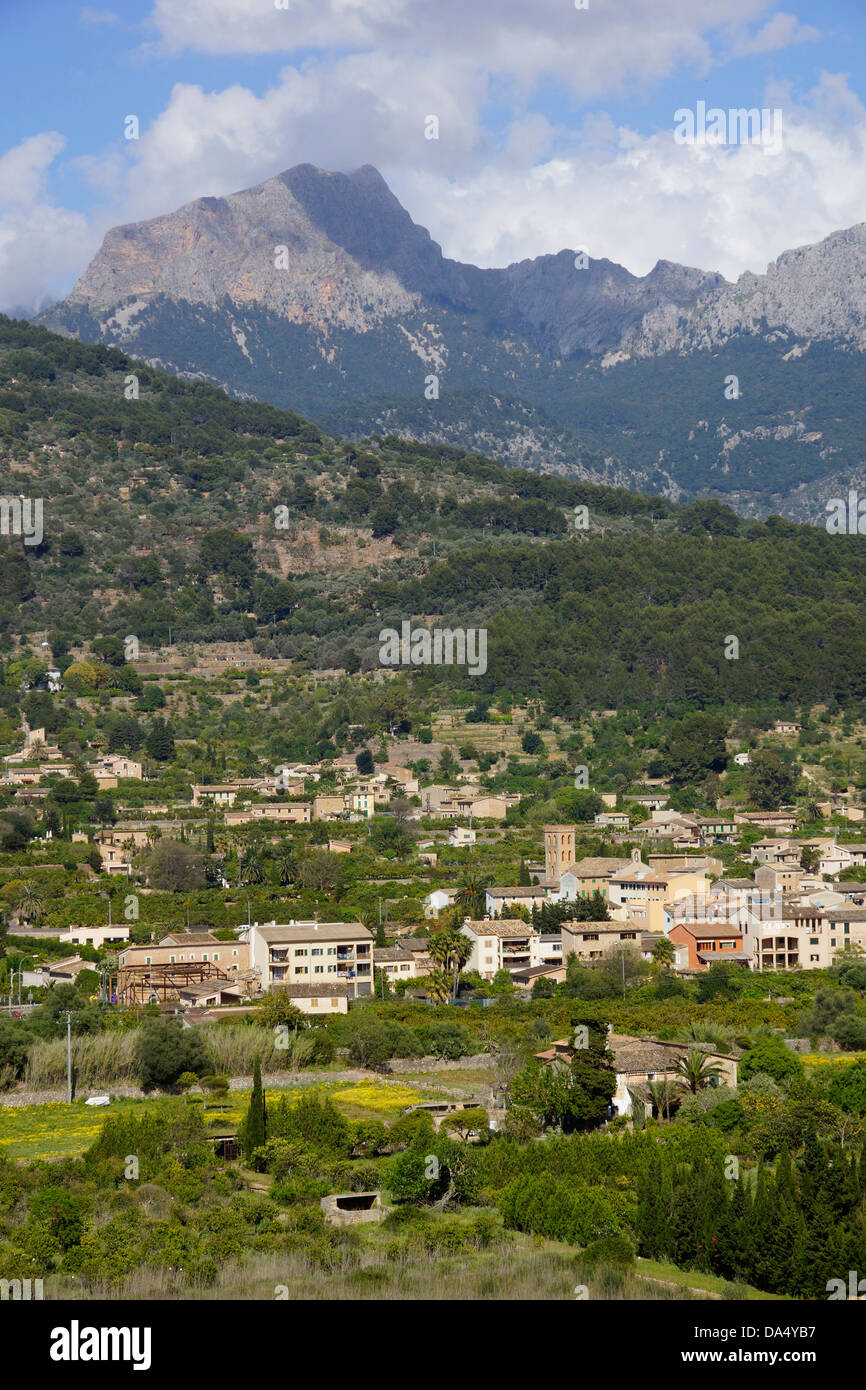 soller, serra de tramuntana, mallorca, spain Stock Photo - Alamy