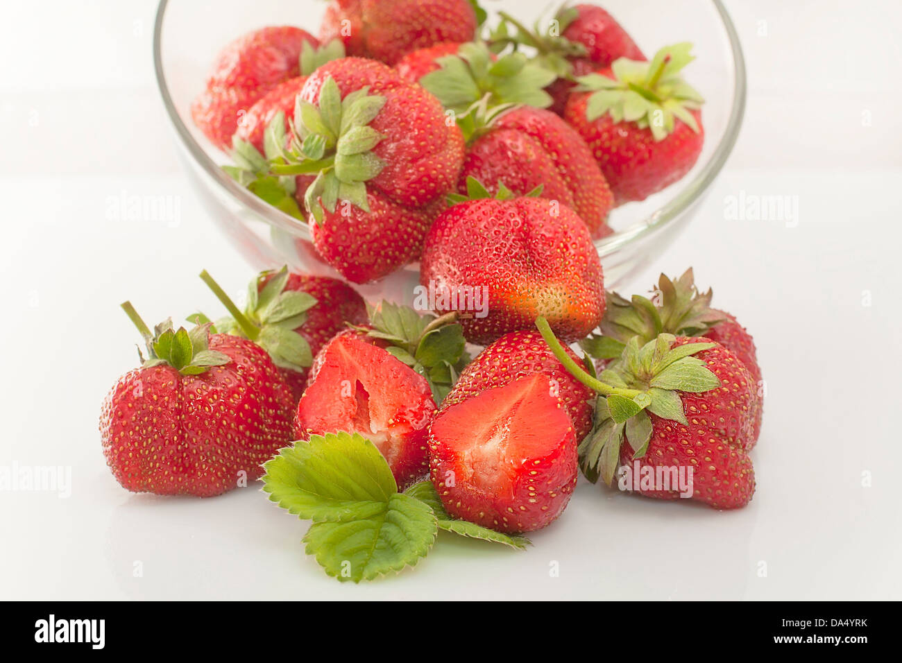 Beautiful large strawberries hi-res stock photography and images - Alamy