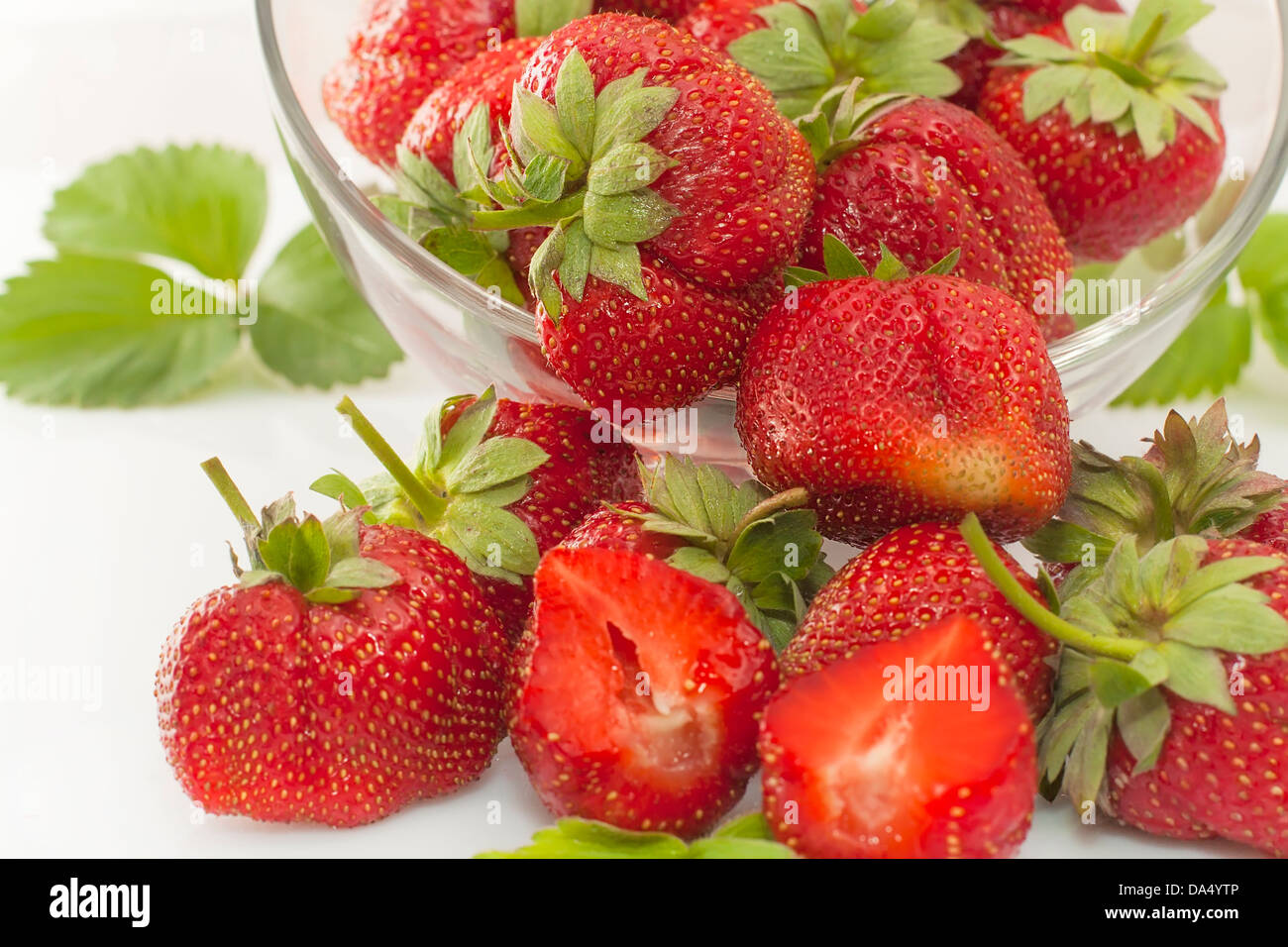 Beautiful large strawberries hi-res stock photography and images - Alamy