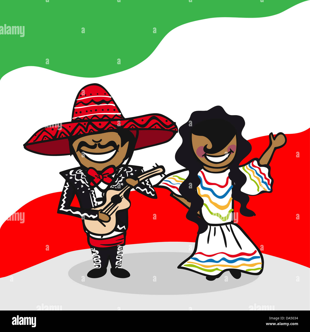 Mexican Cartoon Woman