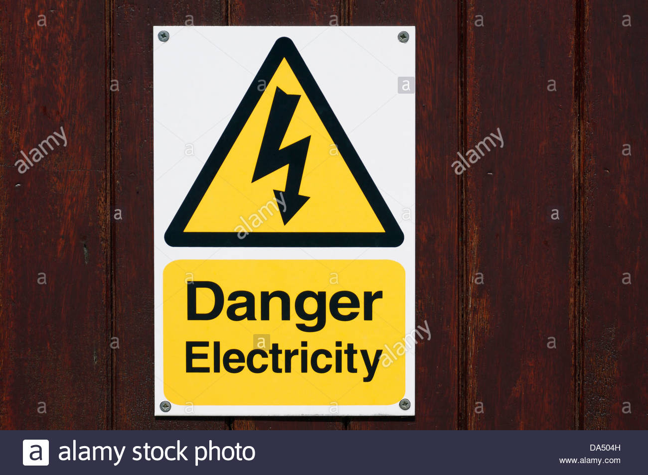 Danger Electricity Sign High Resolution Stock Photography and Images ...