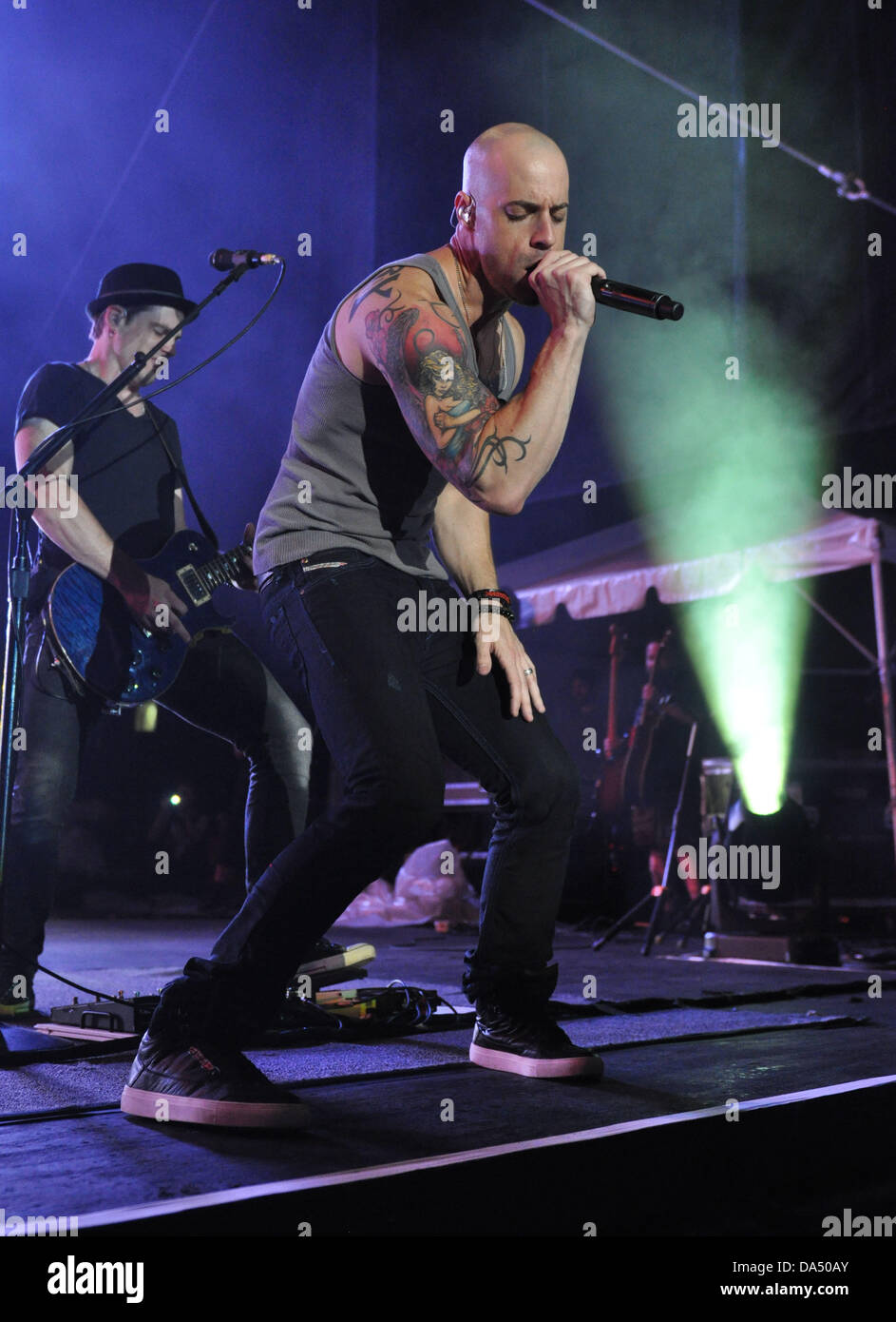Raleigh, North Carolina, USA. 2nd July, 2013. Singer CHRIS DAUGHTRY ...