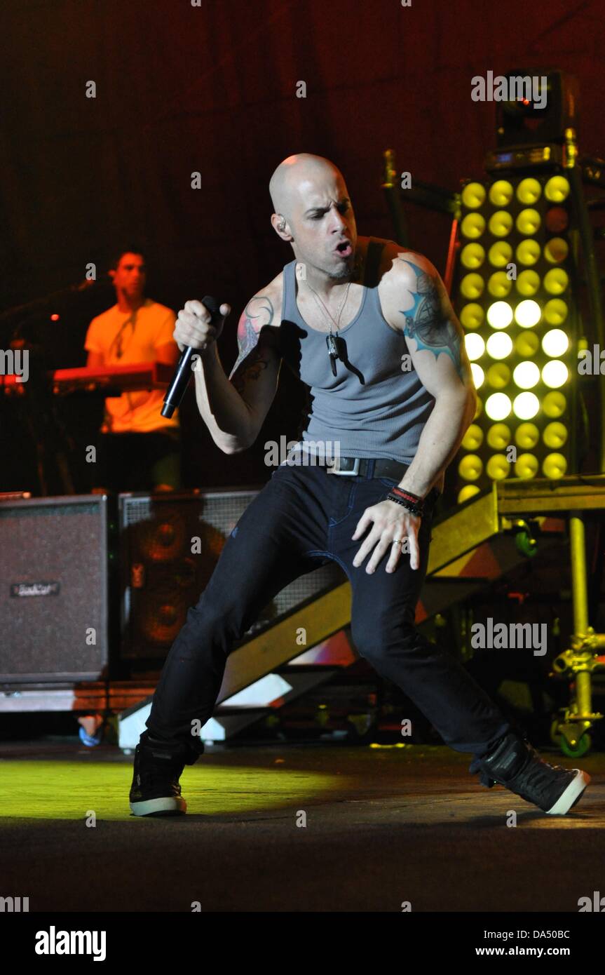 Raleigh, North Carolina, USA. 3rd July, 2013. Singer CHRIS DAUGHTRY ...