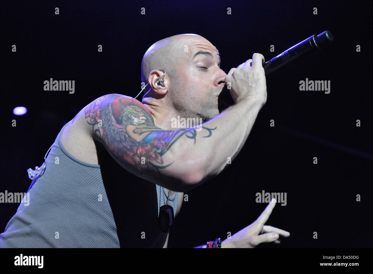 Raleigh, North Carolina, USA. 3rd July, 2013. Singer CHRIS DAUGHTRY ...