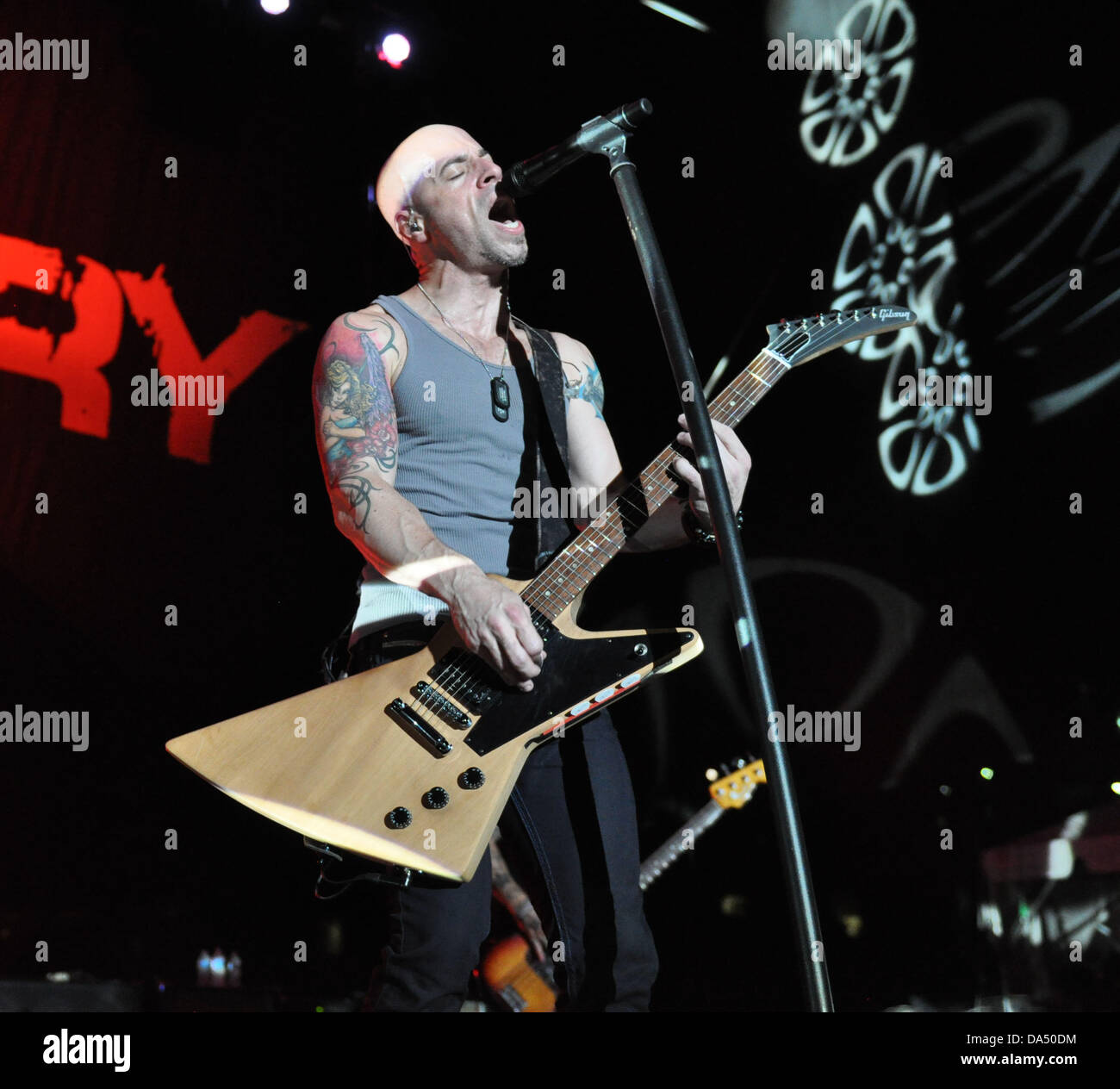 Raleigh, North Carolina, USA. 2nd July, 2013. Singer CHRIS DAUGHTRY ...