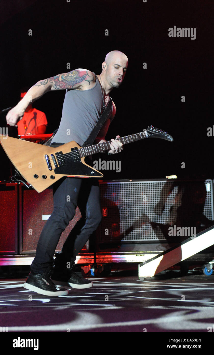 Raleigh, North Carolina, USA. 2nd July, 2013. Singer CHRIS DAUGHTRY ...