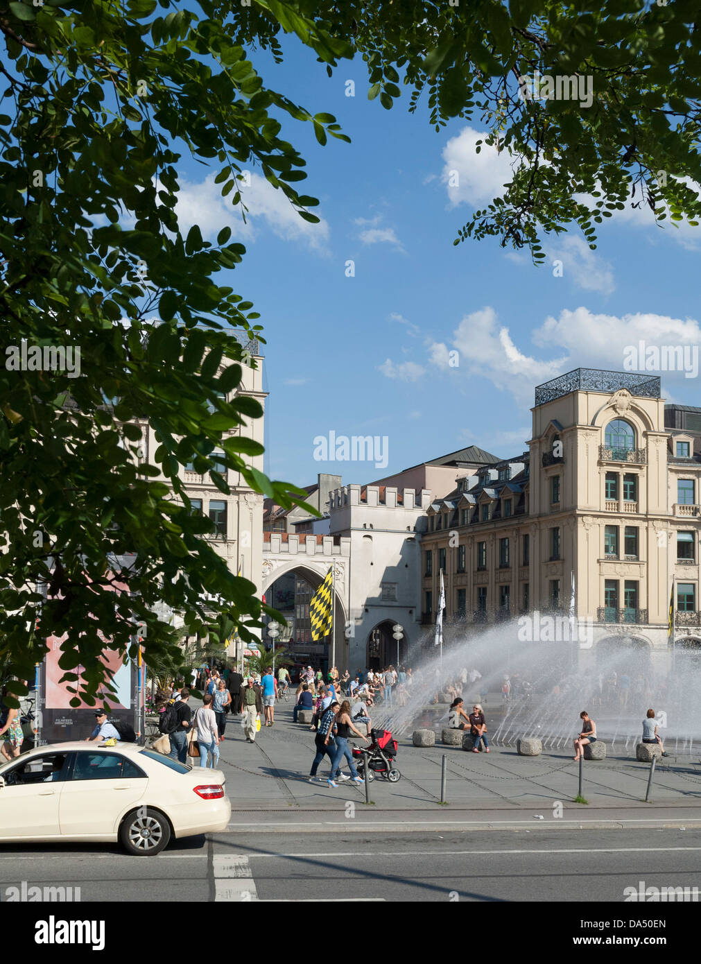 Stachus Karlsplatz in Munich, Bavaria, Germany Stock Photo - Alamy