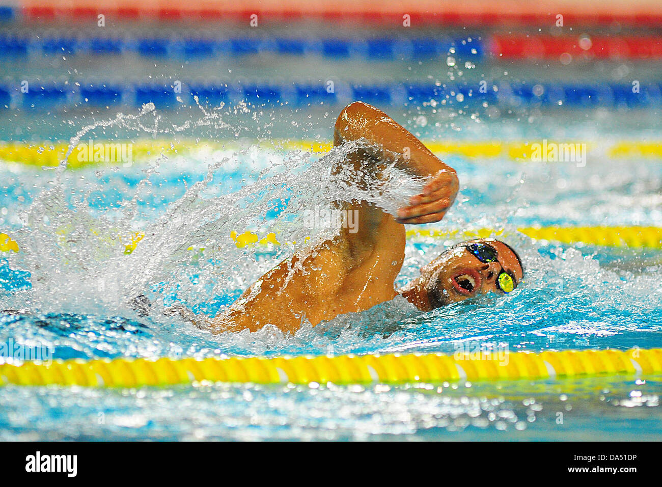Turin, Italy. 03rd July, 2013. Samuel Pizzetti of Italy in action ...