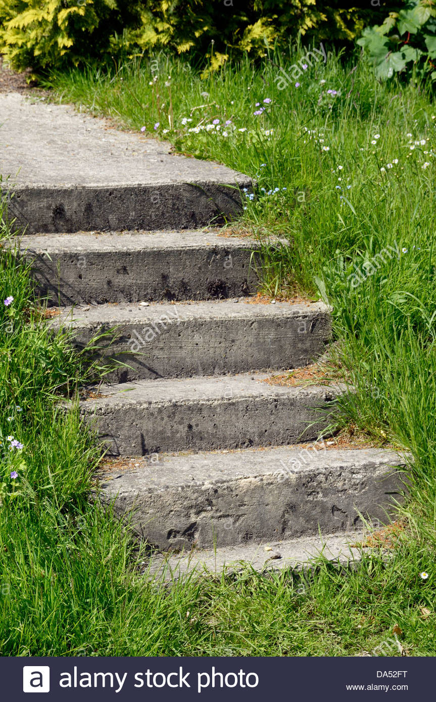 Grass Garden Steps High Resolution Stock Photography and Images - Alamy