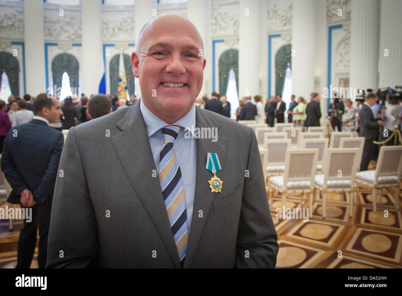 Dutch astronaut Andre Kuipers receives Order of Friendship from Russian ...