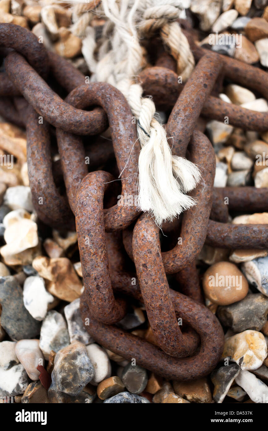 Rope anchor chain hi-res stock photography and images - Alamy