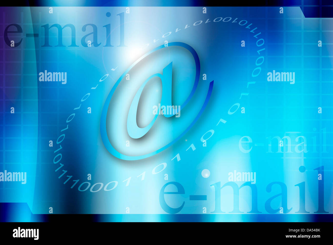 illustration for email concept Stock Photo - Alamy