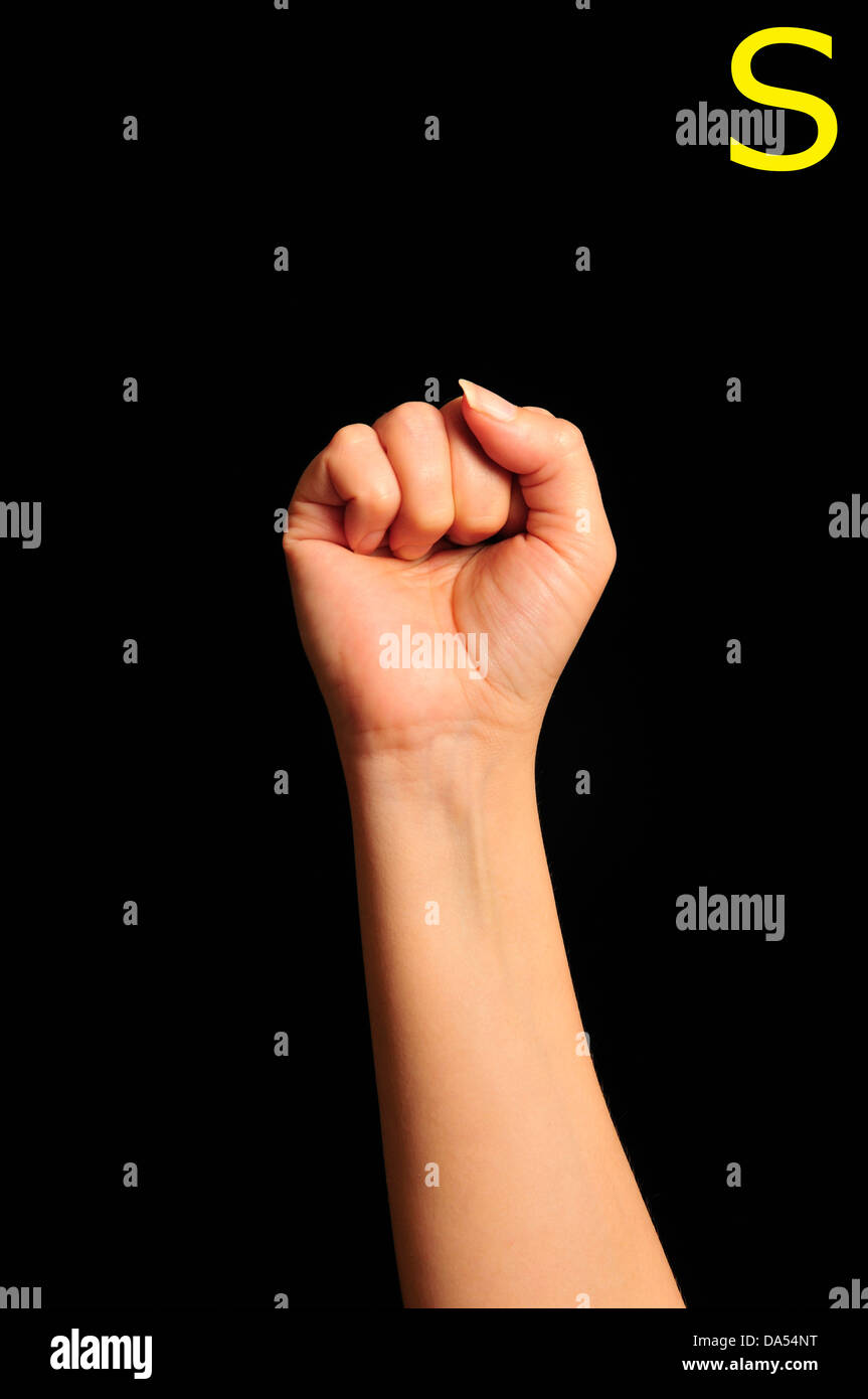 Asl alphabet hi-res stock photography and images - Alamy