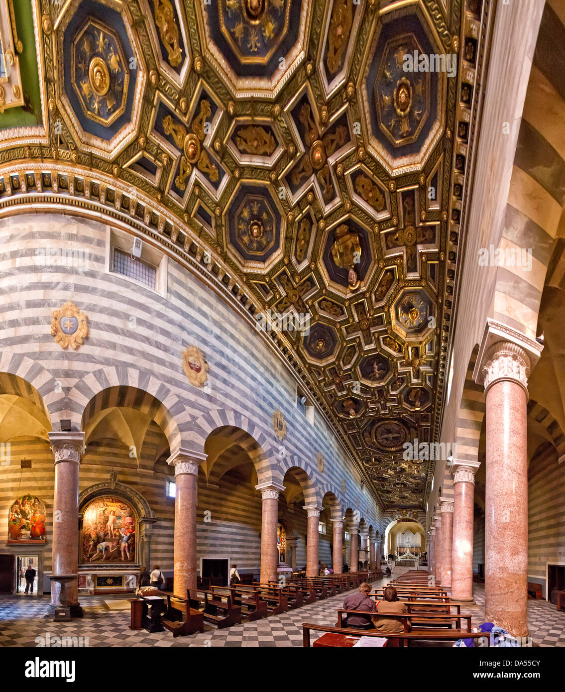 Volterra, Italy, Europe, Tuscany, Toscana, church, inside Stock Photo ...