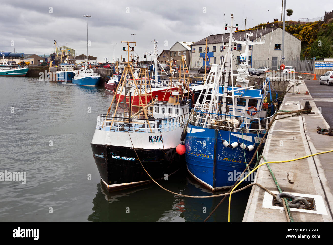 Kilkeel harbour, County Down, Northern Ireland Stock Photo - Alamy