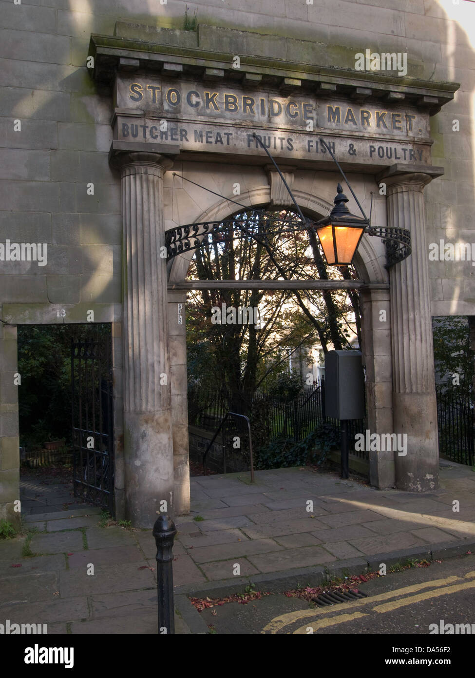 Stockbridge Market Stockbridge Edinburgh Stock Photo - Alamy